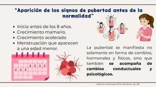 Pubertad Precoz orientado a ginecologia mujeres | PDF