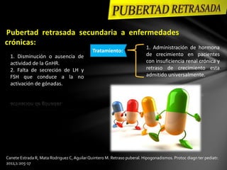 Pubertad retrasada | PPTX