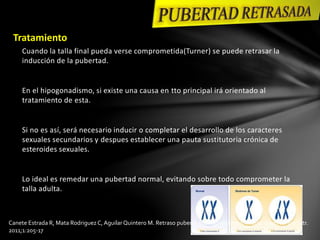 Pubertad retrasada | PPTX