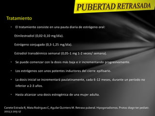 Pubertad retrasada | PPTX