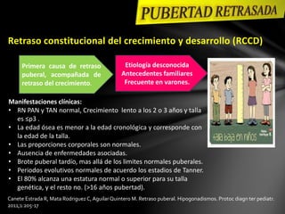 Pubertad retrasada | PPTX