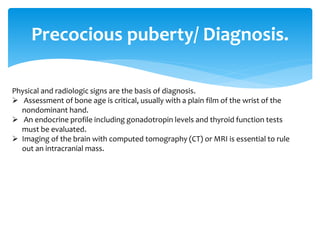 PUBERTAL DEVELOPMENT.pptx Gynecology / Obsgyn | PPTX