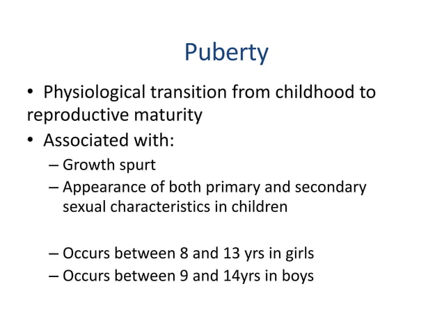 Pubertal disorders in children | PDF