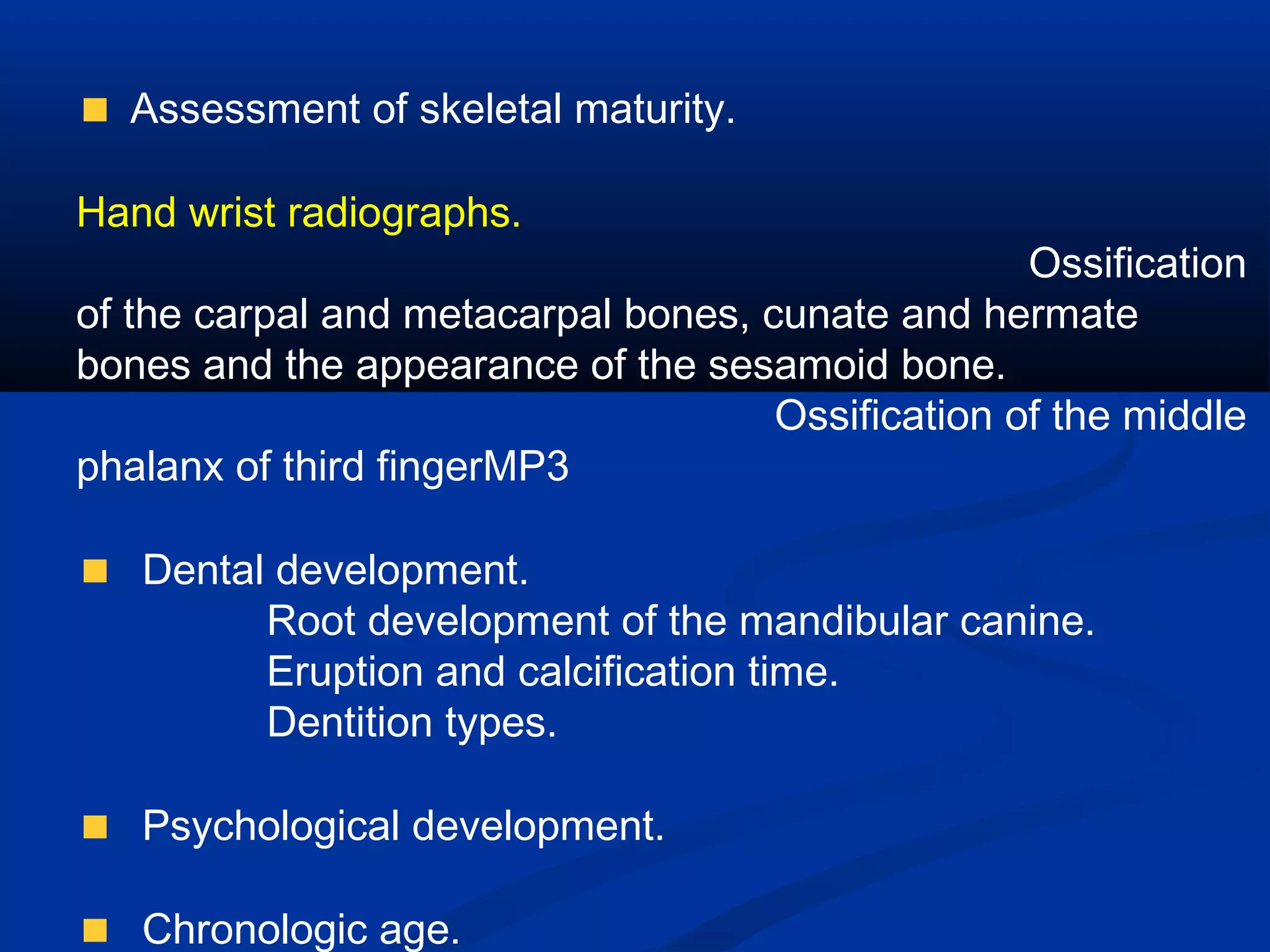 Pubertal growth spurt | PPT