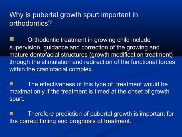Pubertal growth spurt | PPT
