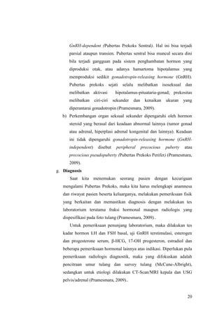 Pubertas prekoks | DOCX