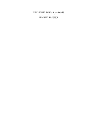 Pubertas prekoks | DOCX
