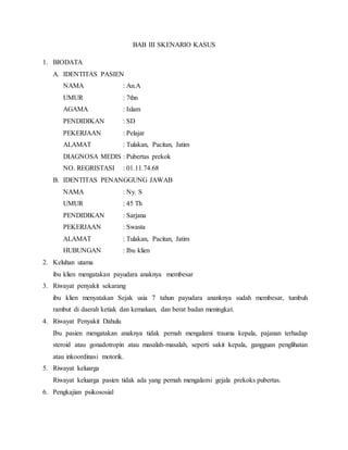 Pubertas prekoks | DOCX