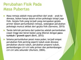 Pubertas remaja | PPT