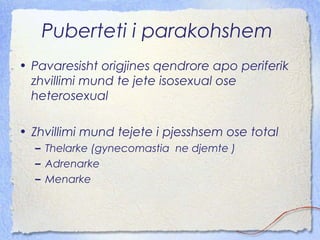 Puberteti | PPT