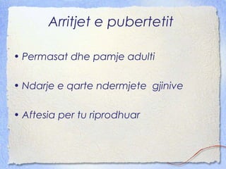 Puberteti | PPT