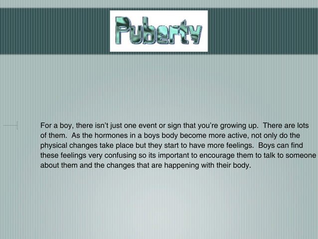 Puberty | PPT