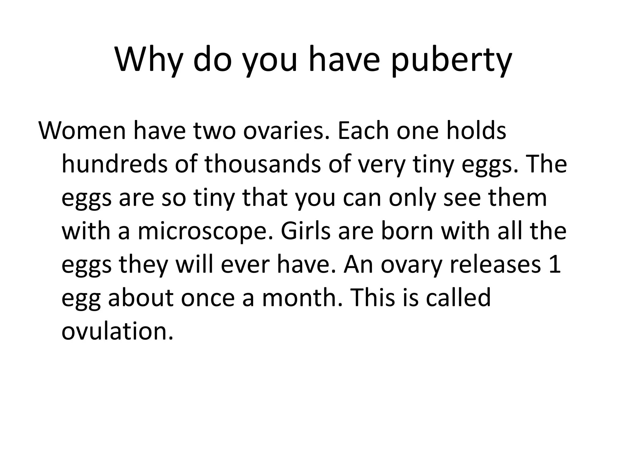 Puberty | PPTX