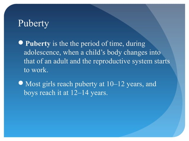 Puberty | PPT