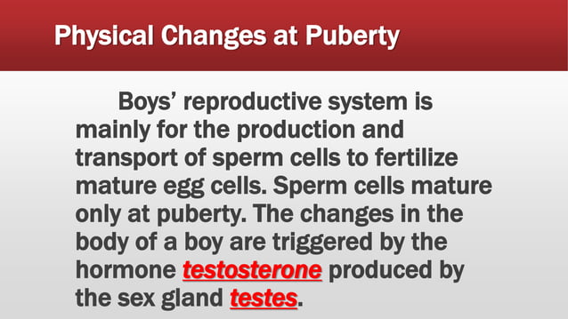 HEALTH (Physical Changes at Puberty) | PPTX