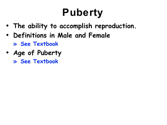 Puberty in Domestic Animals - Dr. John J. Parrish | PPT