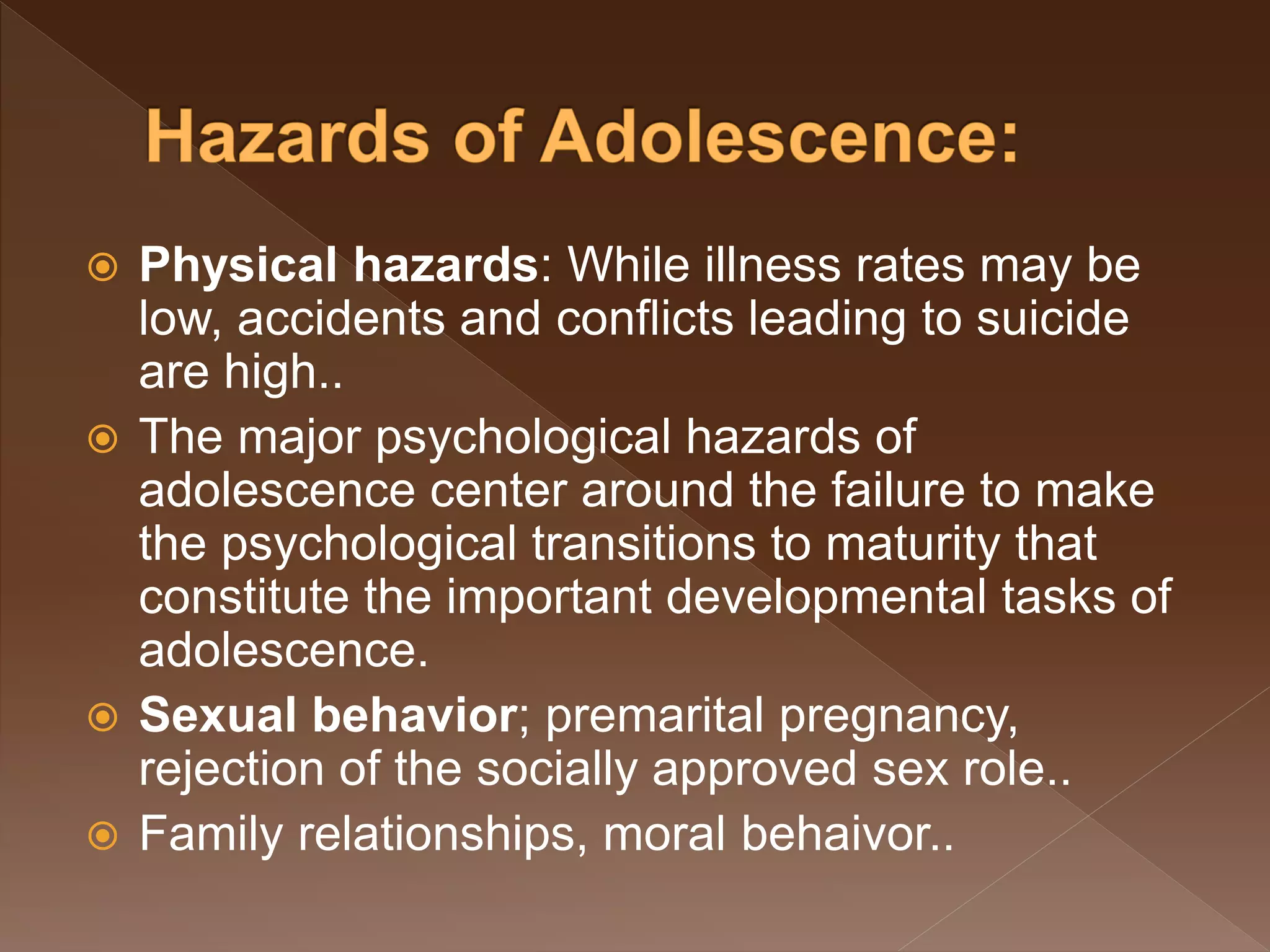 Stages of Development: Puberty and Adolescent | PPTX