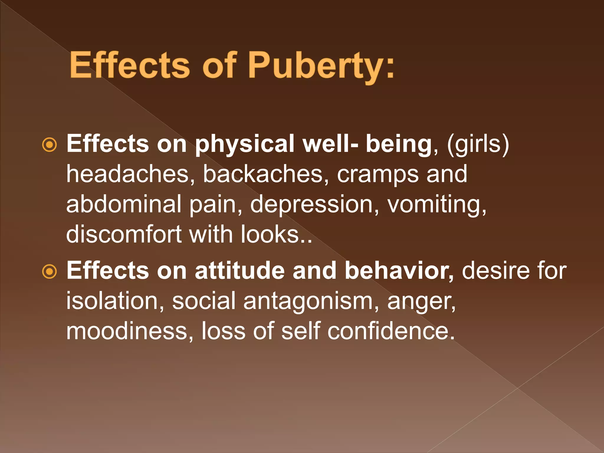 Stages of Development: Puberty and Adolescent | PPTX