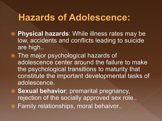 Stages of Development: Puberty and Adolescent | PPTX