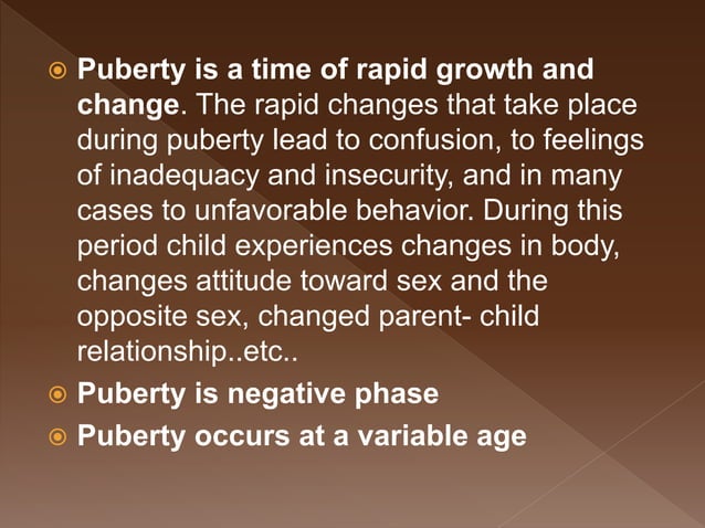 Stages of Development: Puberty and Adolescent | PPTX