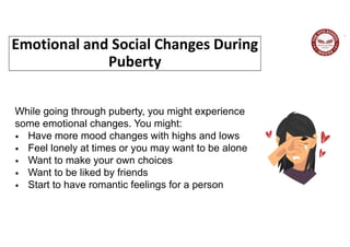 PUBERTY workshop for girls of classes 4-9 | PDF