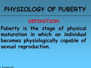 Puberty - A presentation for medical students | PDF