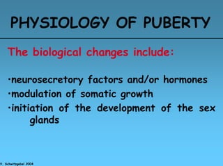 Puberty - A presentation for medical students | PDF