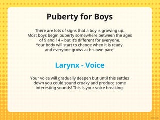 Character Education Knowing yourself Puberty.ppt