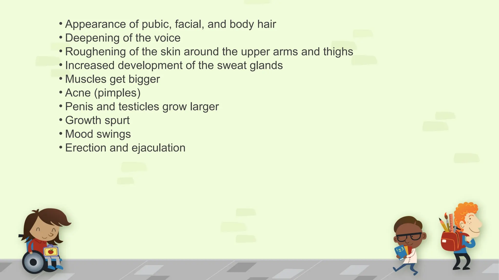 PUBERTY - BOYS. A presentation for school students. | PPTX