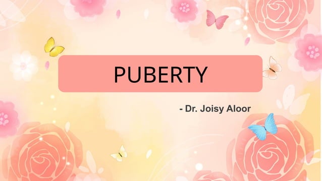 PUBERTY - GIRLS. A presentation for school students. | PPTX