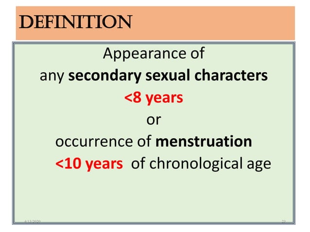 PUBERTY-Normal-Abnormal. Seen In Male and female ppt.pdf