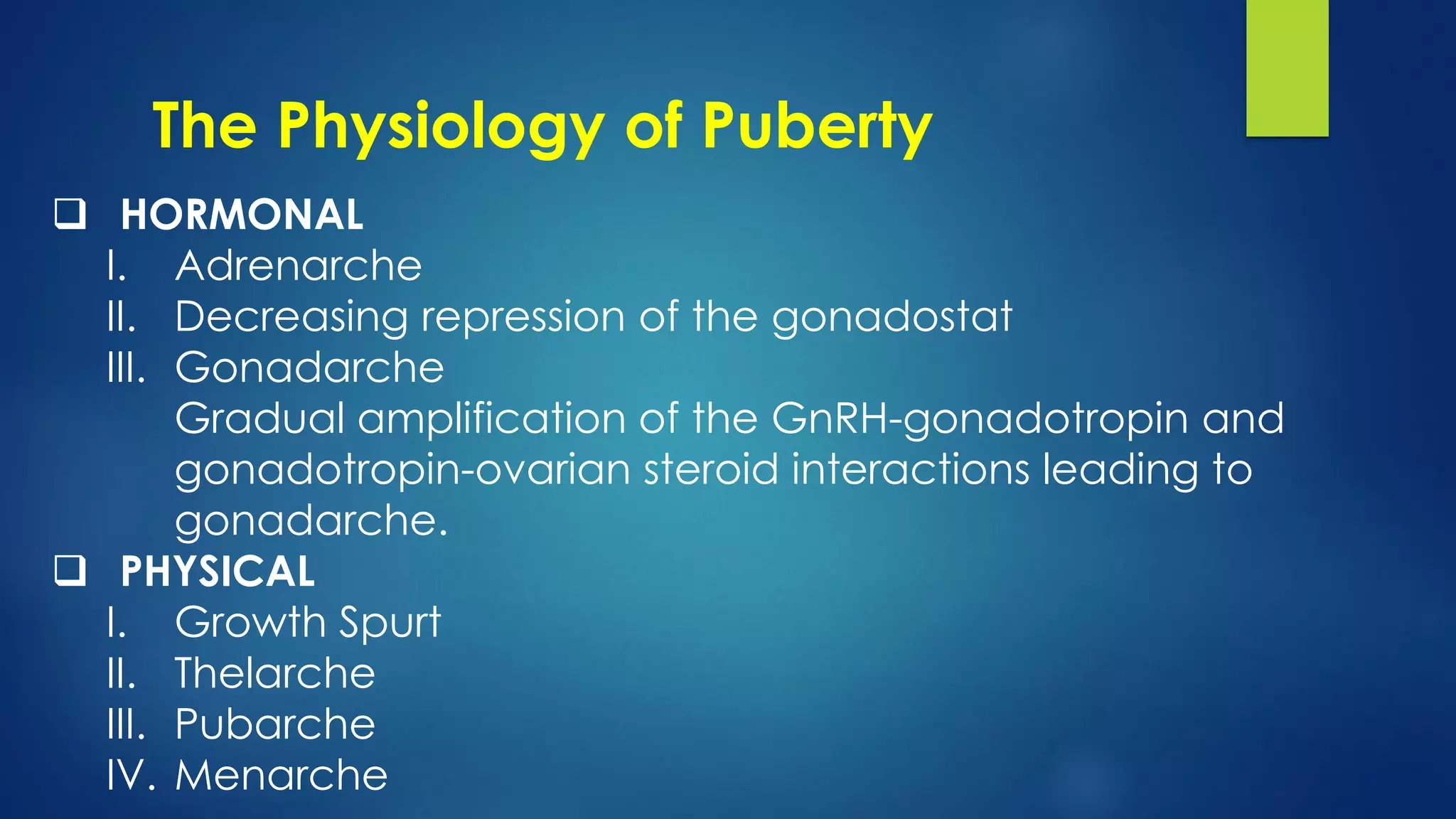Puberty | PDF | Menopause | Endocrine and Metabolic Diseases