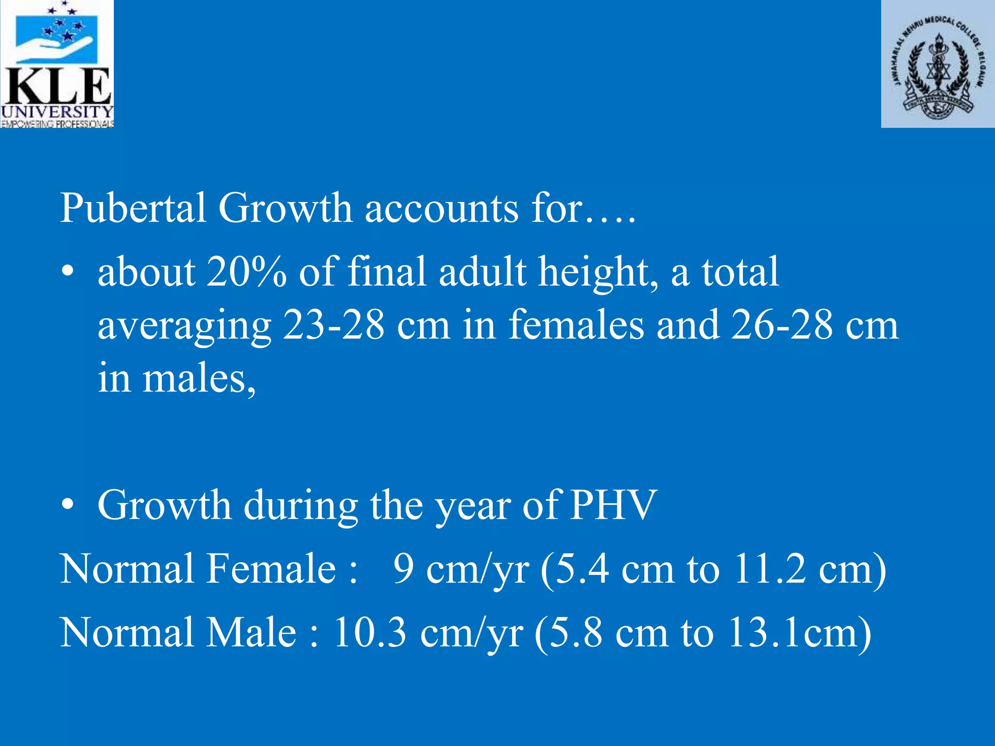 Puberty ( Assessment and Factor affecting puberty) | PPTX