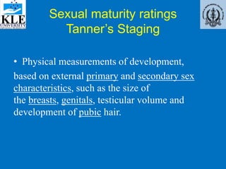 Puberty ( Assessment and Factor affecting puberty) | PPTX