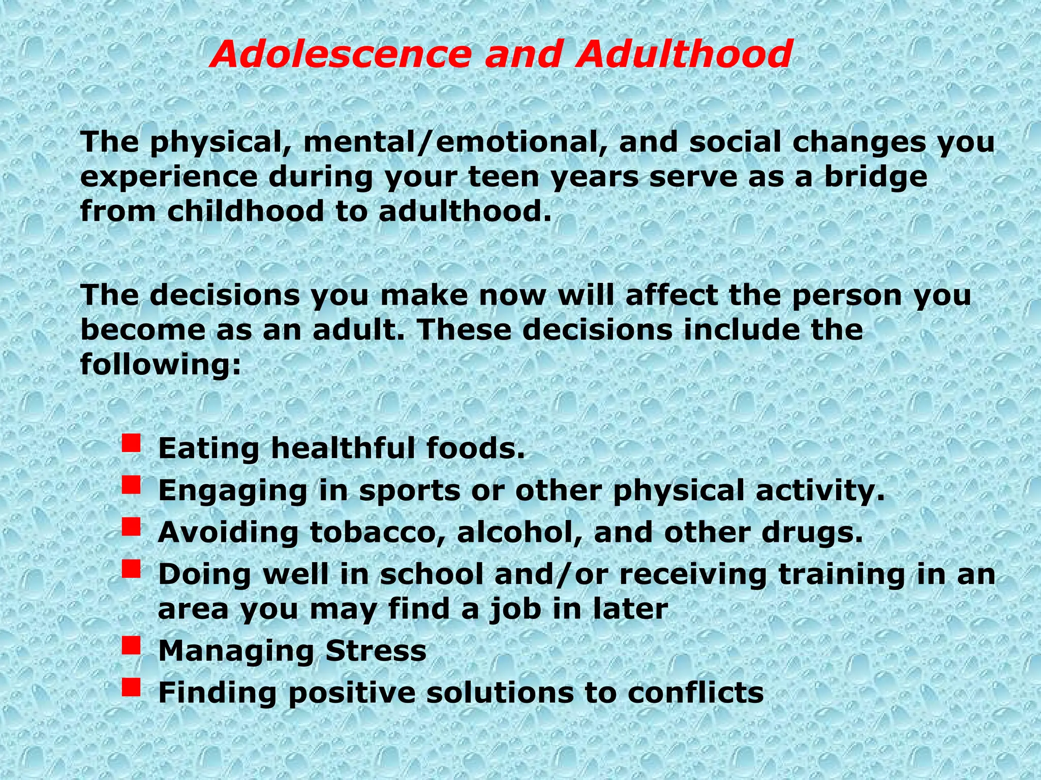 MAPEH Topics: puberty_and_teen_years.ppt