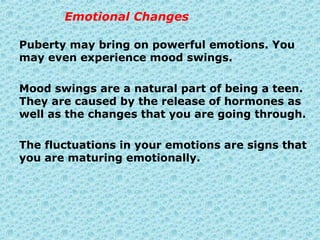 MAPEH Topics: puberty_and_teen_years.ppt