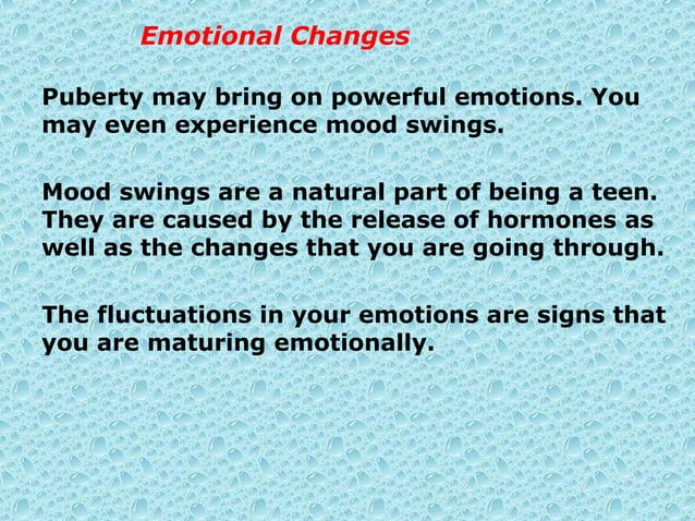 Mapeh Topics Puberty And Teen Years Ppt