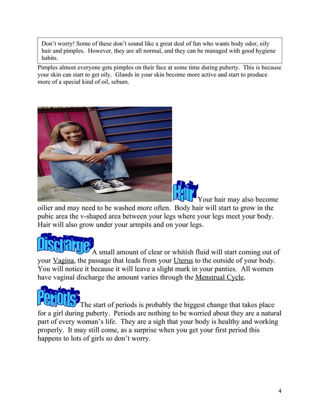 Puberty booklet | PDF