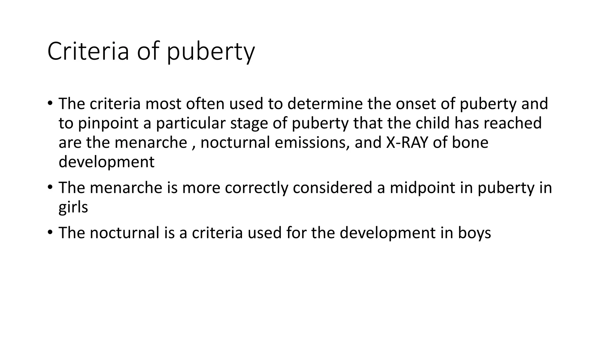 Puberty (Advanced Developmental Psychology) | PPTX
