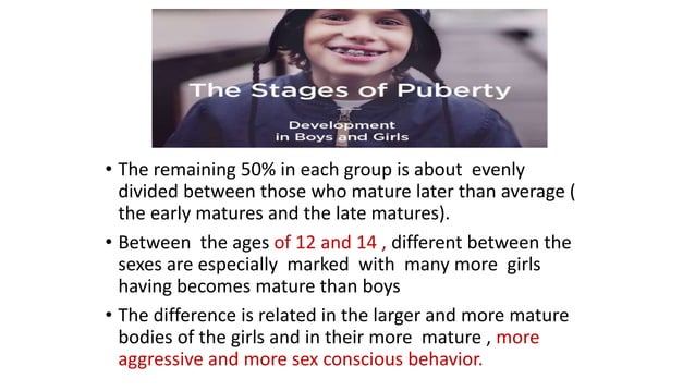 Puberty (Advanced Developmental Psychology) | PPTX