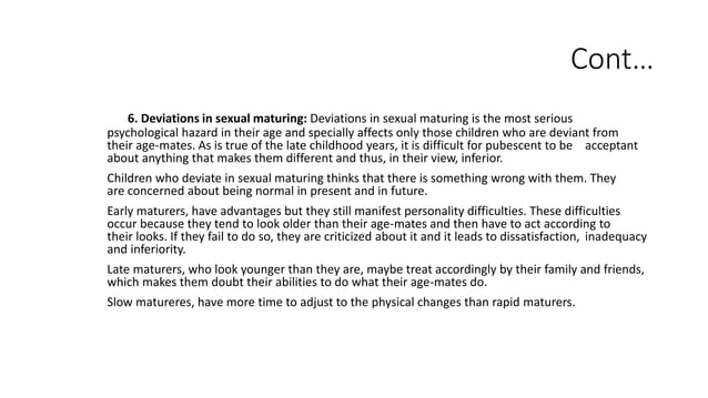 Puberty (Advanced Developmental Psychology) | PPTX