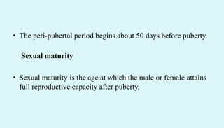 Puberty in domestic animals | PDF