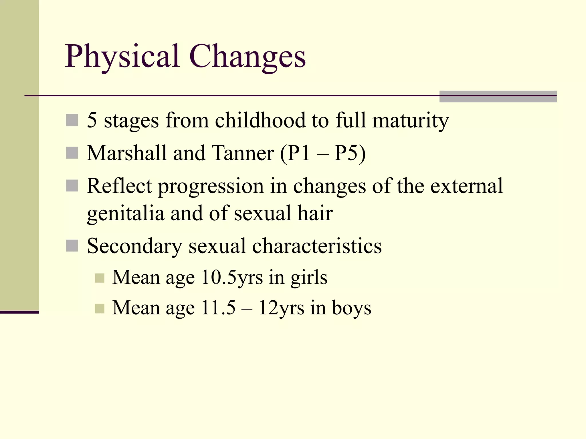 puberty - hormonal and physiological changes | PPT