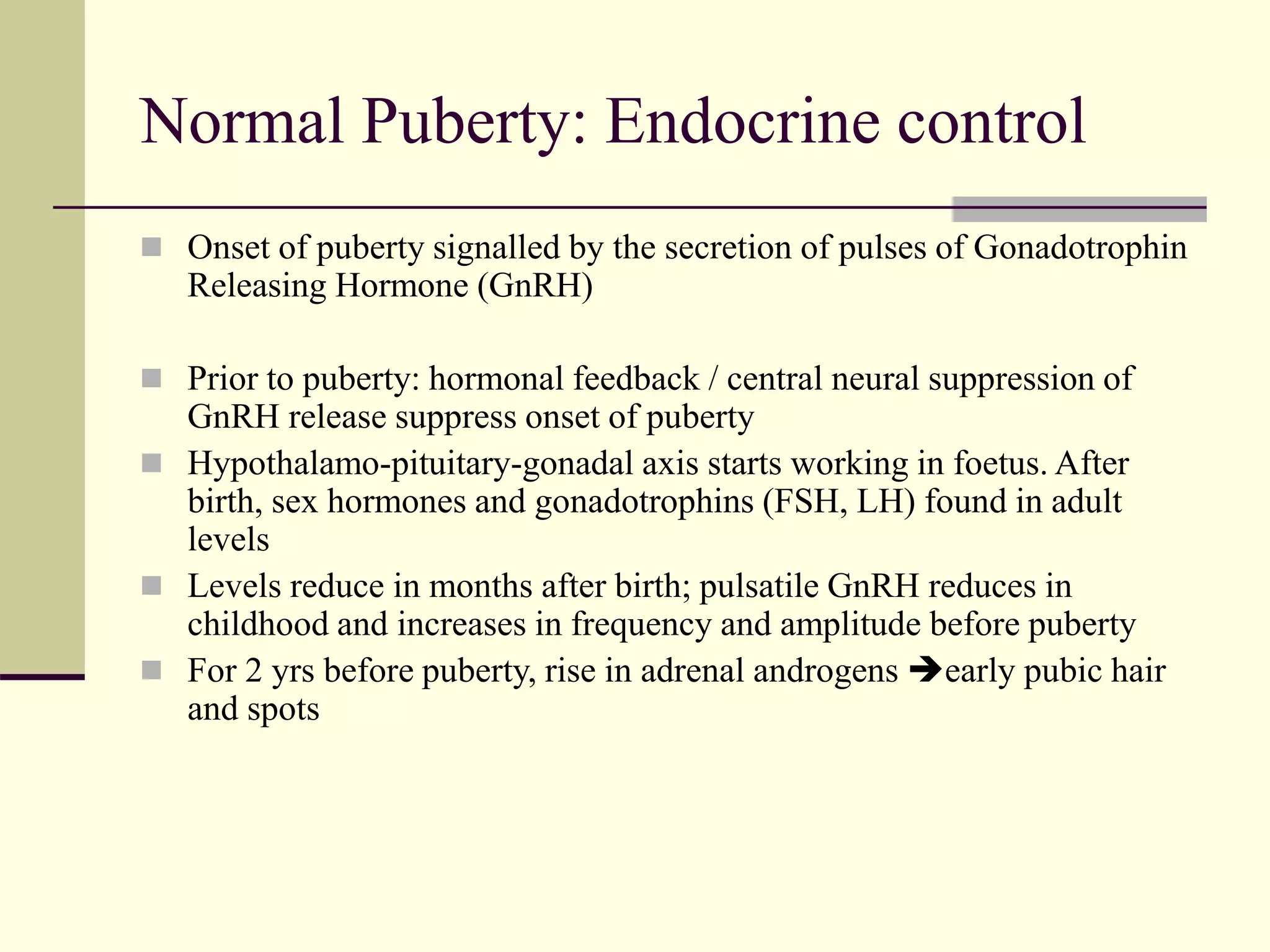 puberty - hormonal and physiological changes | PPT