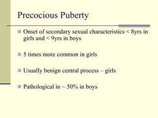 puberty - hormonal and physiological changes | PPT
