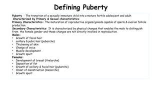 Puberty & Menopause.pptx hormonal changes during puberty and menopause ...
