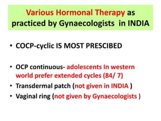 Puberty menorrhagia Dr Sharda Jain , Dr Jyoti Agarwal | PPTX