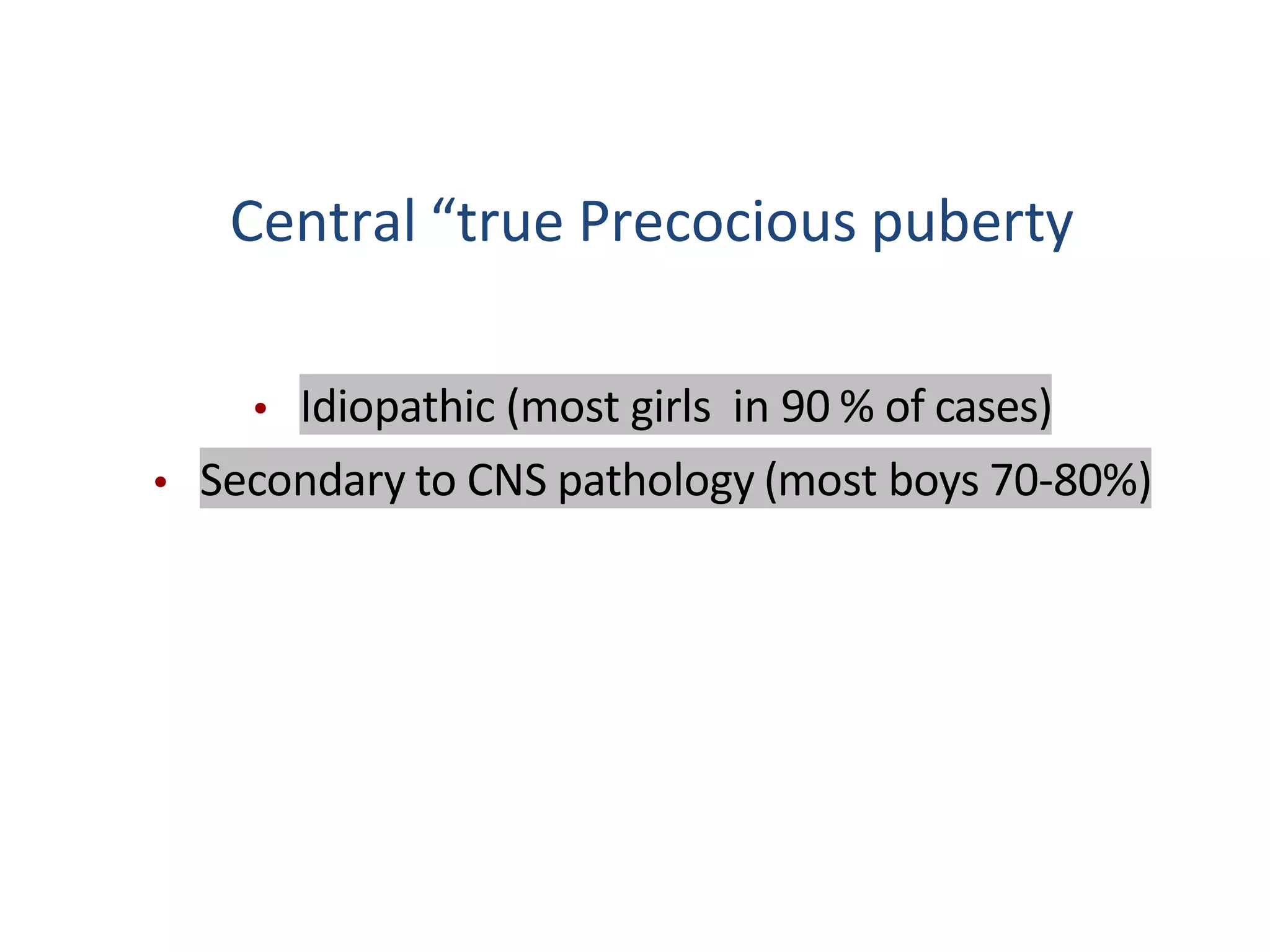 Puberty normal and precocious | PDF