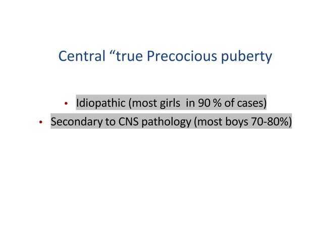 Puberty normal and precocious | PDF
