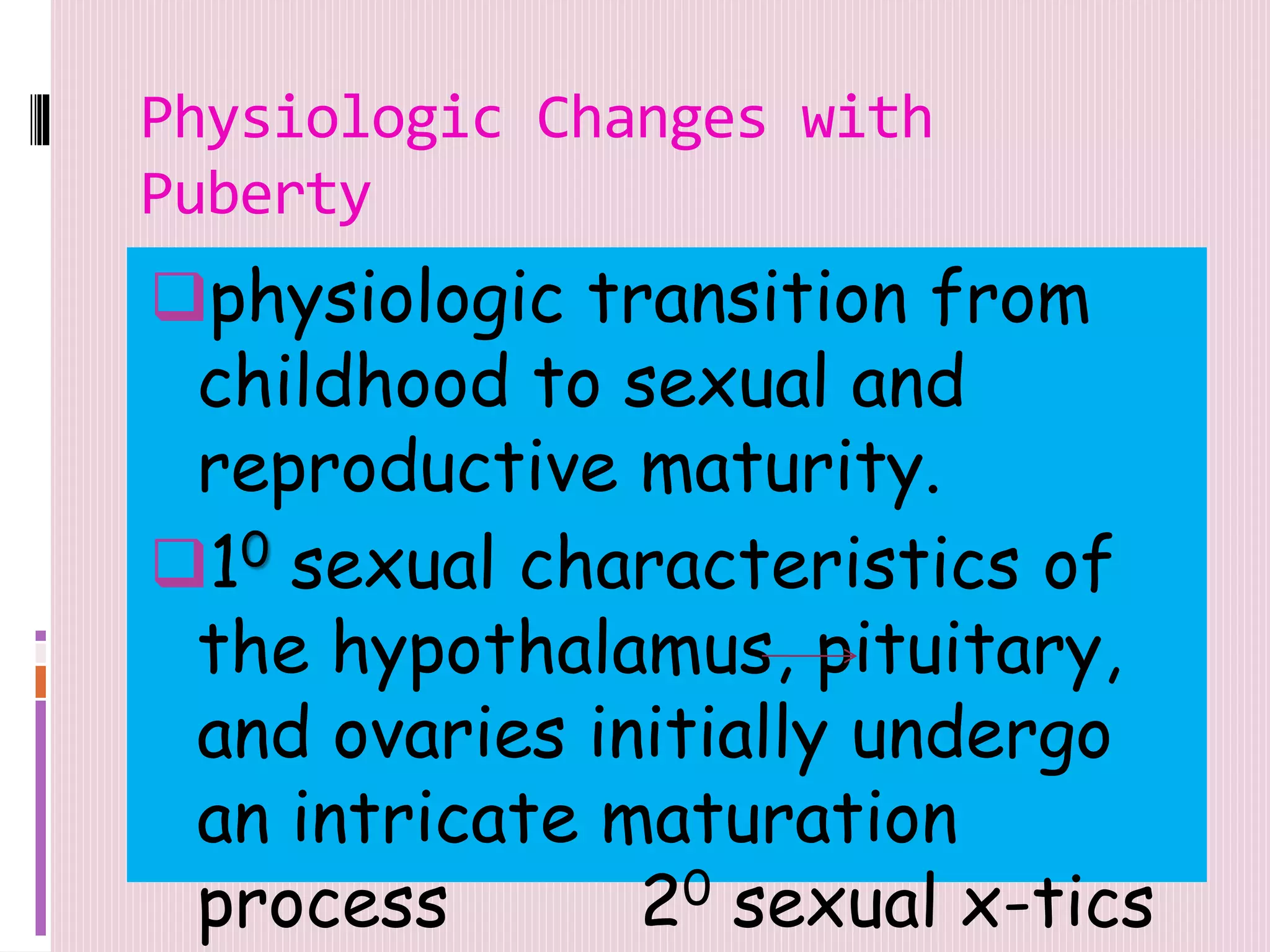 Puberty & precotious puberty | PPTX